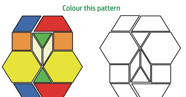 worksheets: Colour This Pattern
