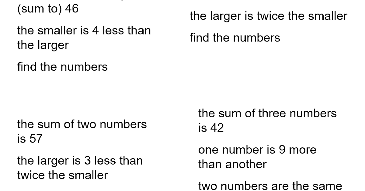 MEDIAN Don Steward mathematics teaching: forming equations