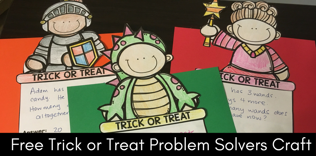 Halloween Treat: Student Created Problem Solver Craft - Knowledge Mobile