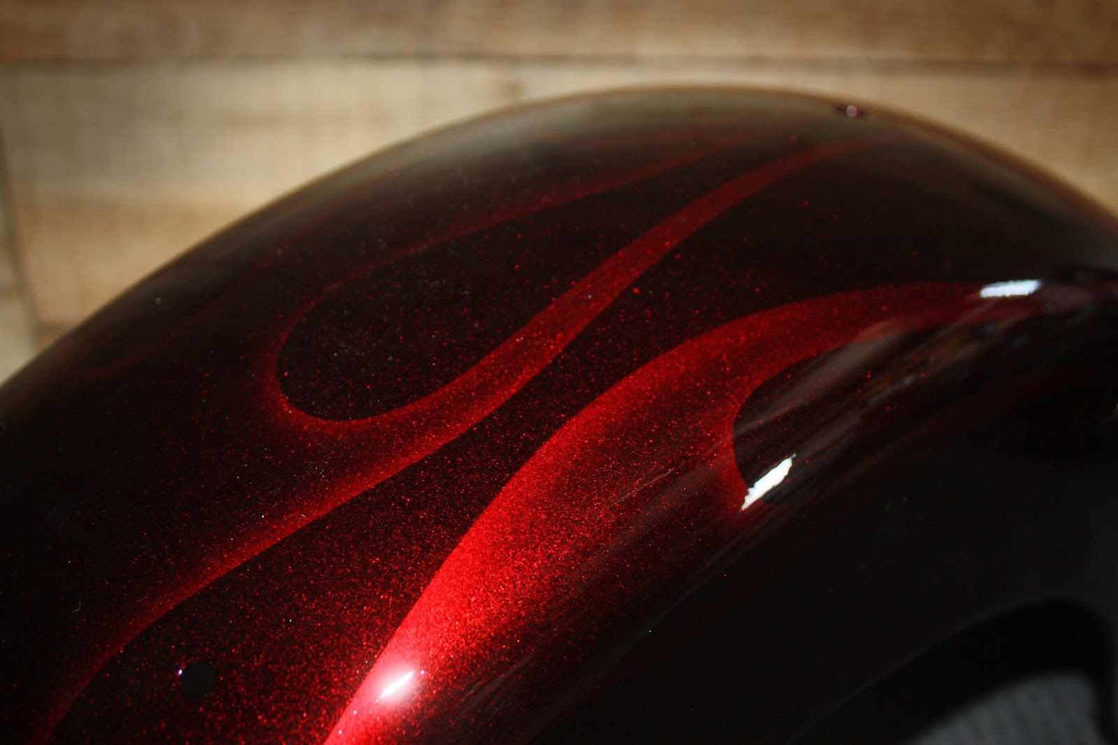 Online Motorcycle Paint Shop: midnight candy metallic red with classic ...