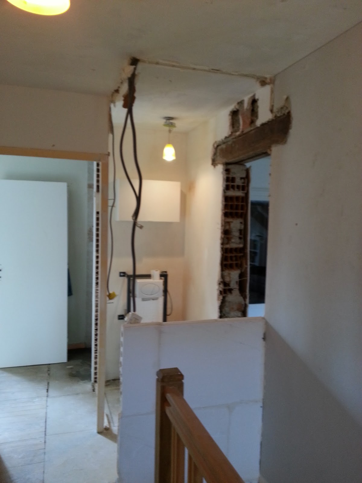 la maison de poppie: Casser un mur porteur