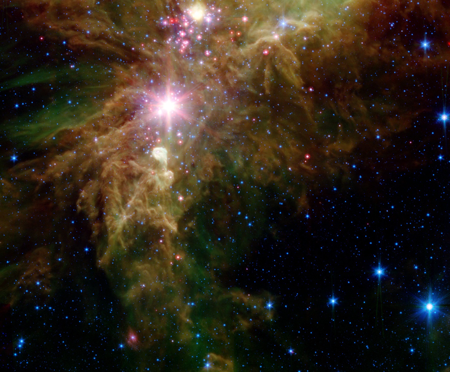 The Snowflake Cluster And The Cone Nebula Earth Blog