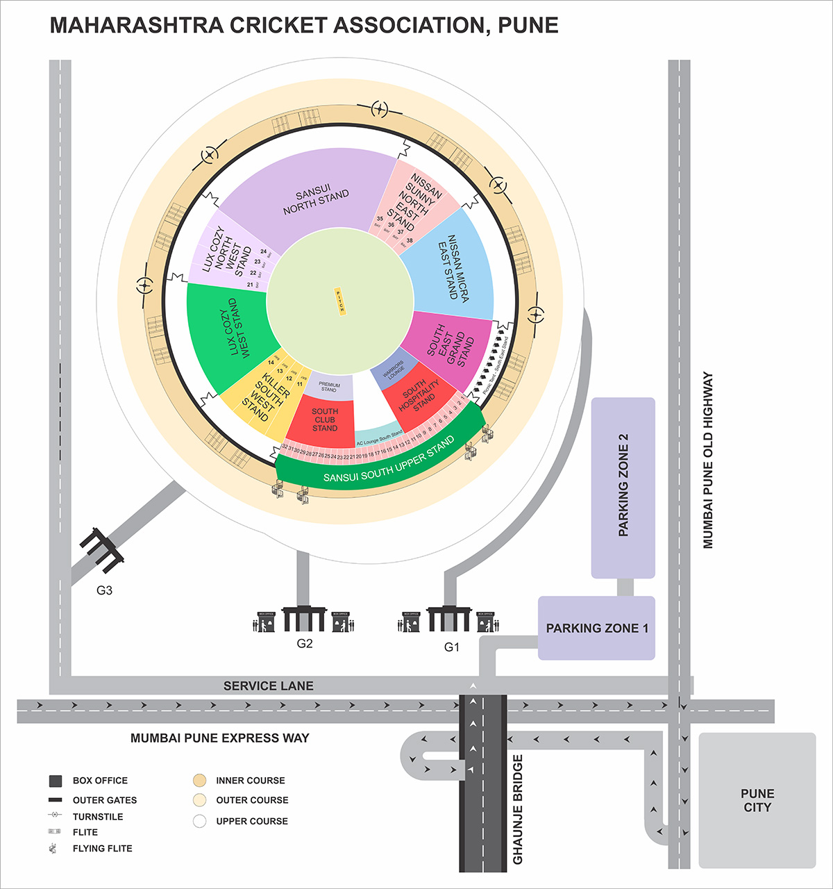 Maharashtra Cricket Association Stadium Pune | Abhijit Diaries