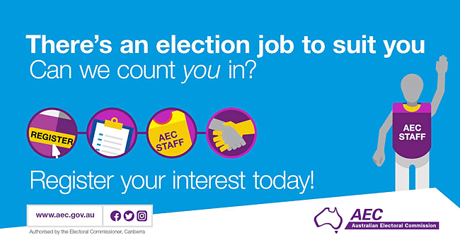 Locals needed for Federal Election work - New Norfolk News