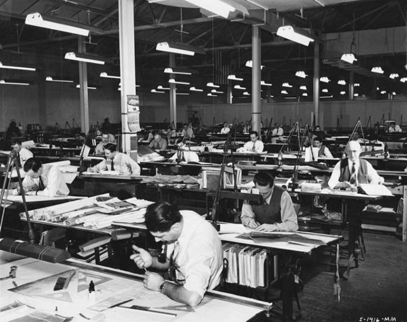 18 Amazing Vintage Photos That Show How Life Before AutoCAD Looked Like ...