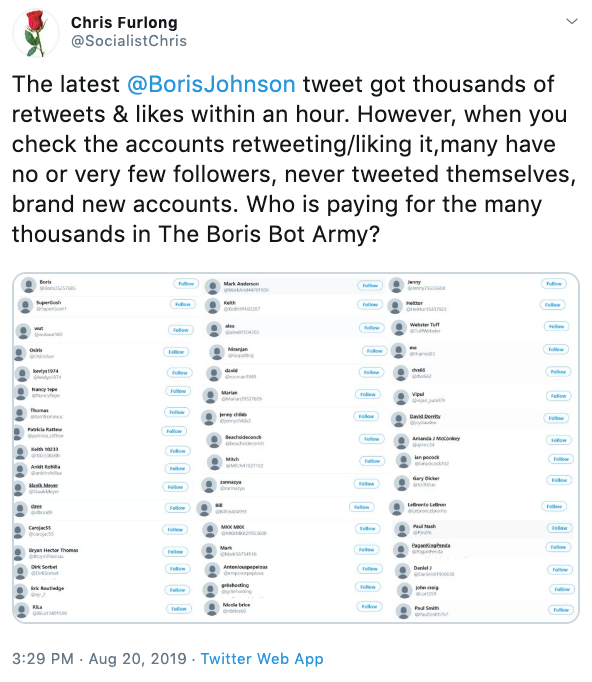 Zelo Street: Boris Bot Army ON THE MARCH