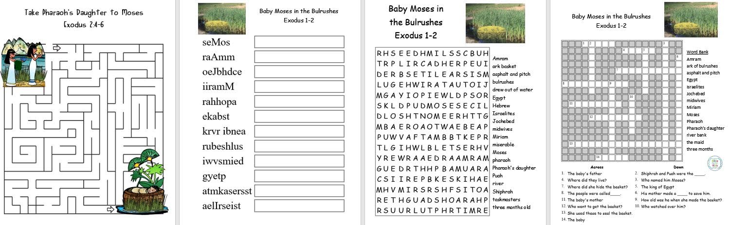 Baby Moses | Bible Fun For Kids