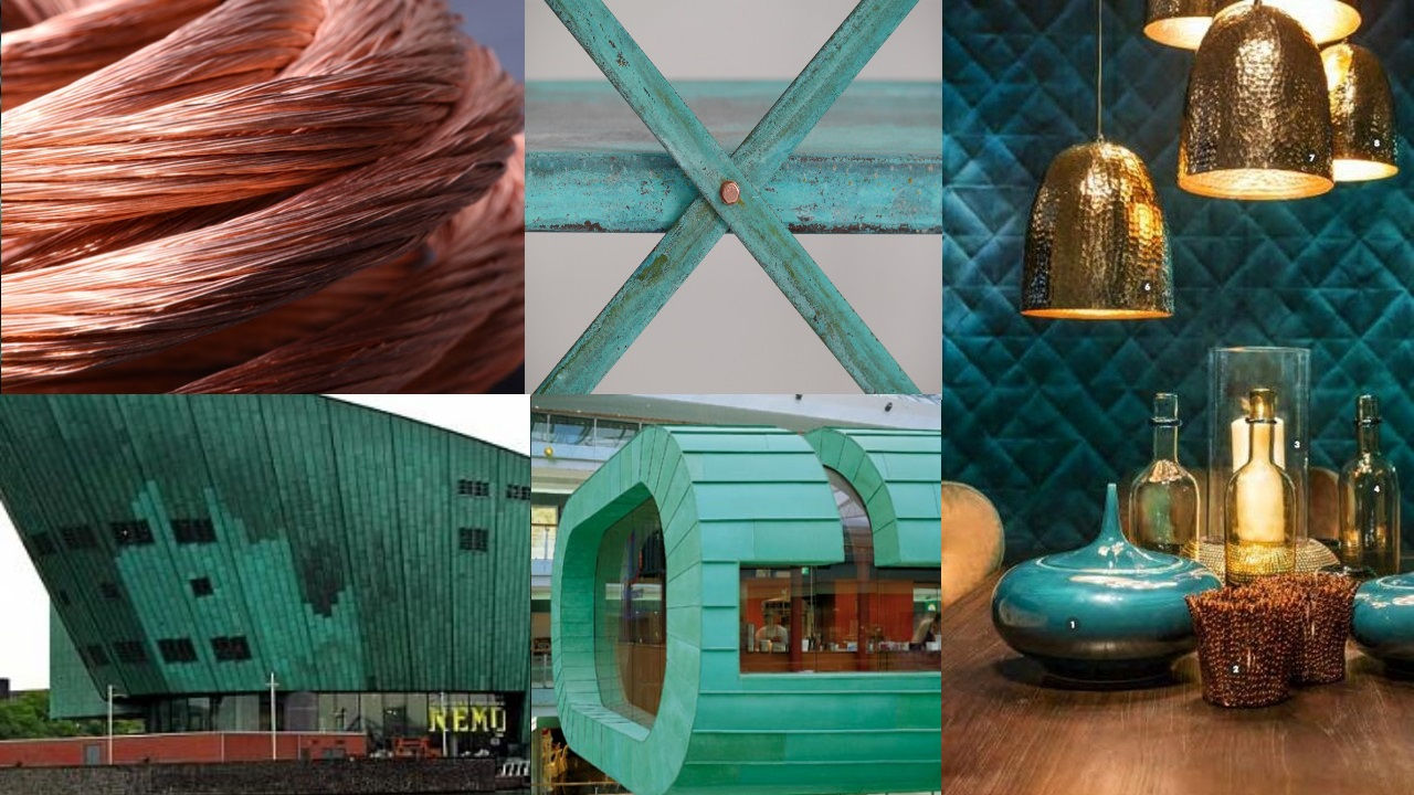 Crea-spul van Colien: Kleurenkaartenteam: Koper met gepatineerd ...