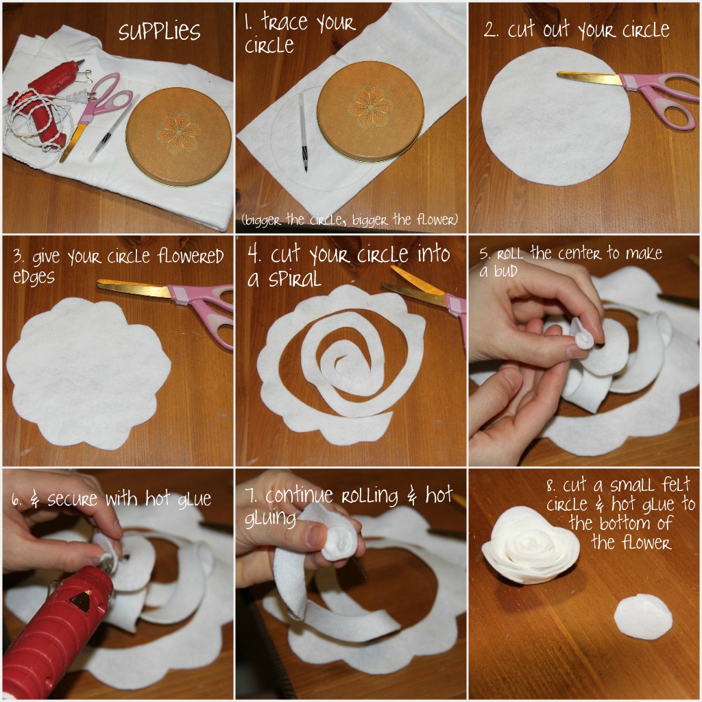 The Chronicles of Ruthie Hart: Felt flower tutorial