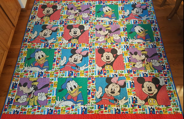 Krafted by Krista: Disney Quilt Refurbished