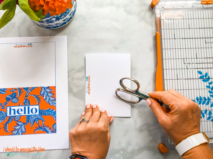 Free Hello Card Printables | i should be mopping the floor