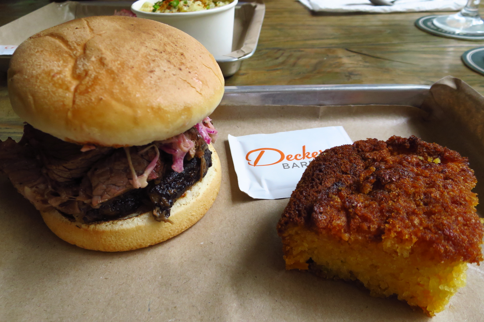 Small Potatoes Make The Steak Look Bigger: More brisketing at Decker ...