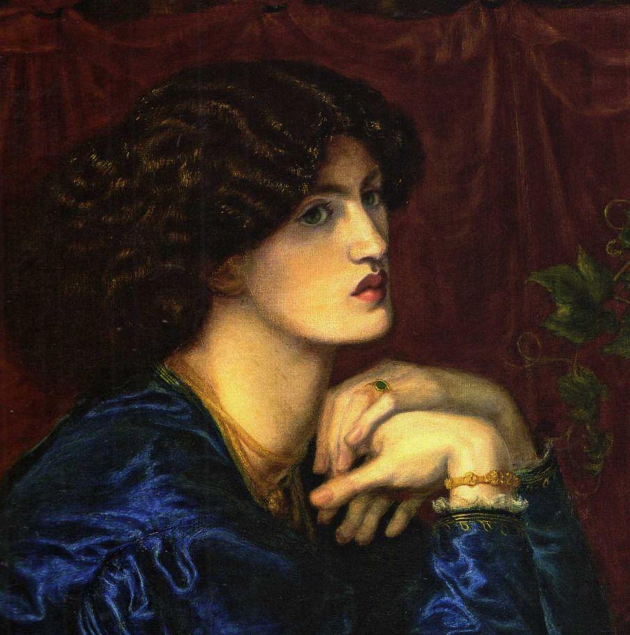 Jane Morris pre raphaelite Muse (and her daughters): Detail of the Blue ...