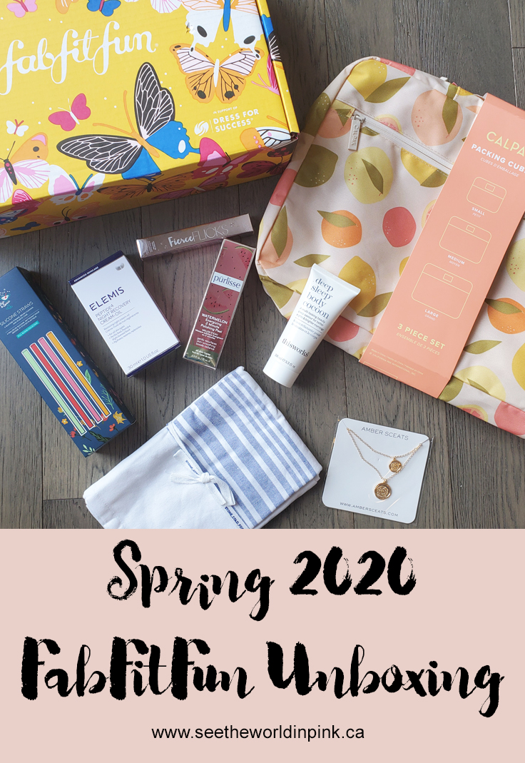 Spring 2020 FabFitFun - Lifestyle Subscription Unboxing | See the World ...