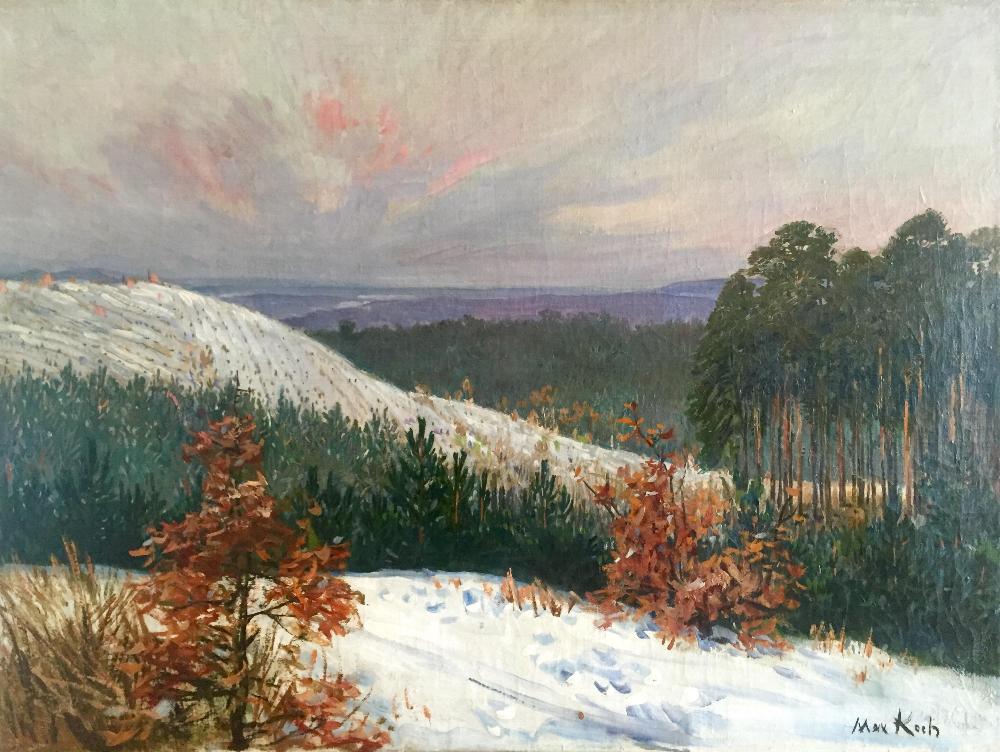 Max Friedrich Koch (1859-1930) Werkverzeichnis: Winterlandschaft