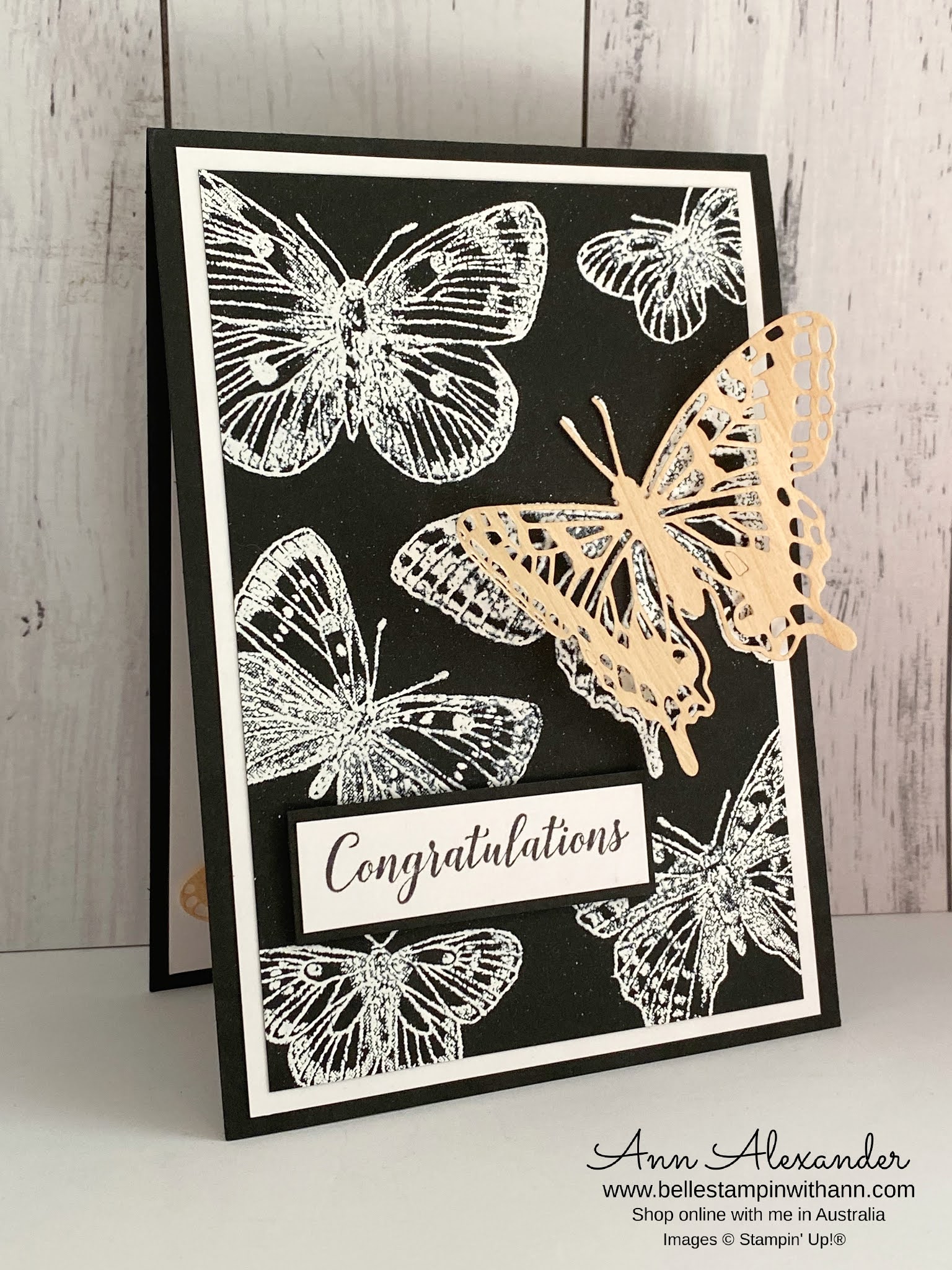 Congratulations - Butterfly Bouquet | Bellestampin with Ann Alexander