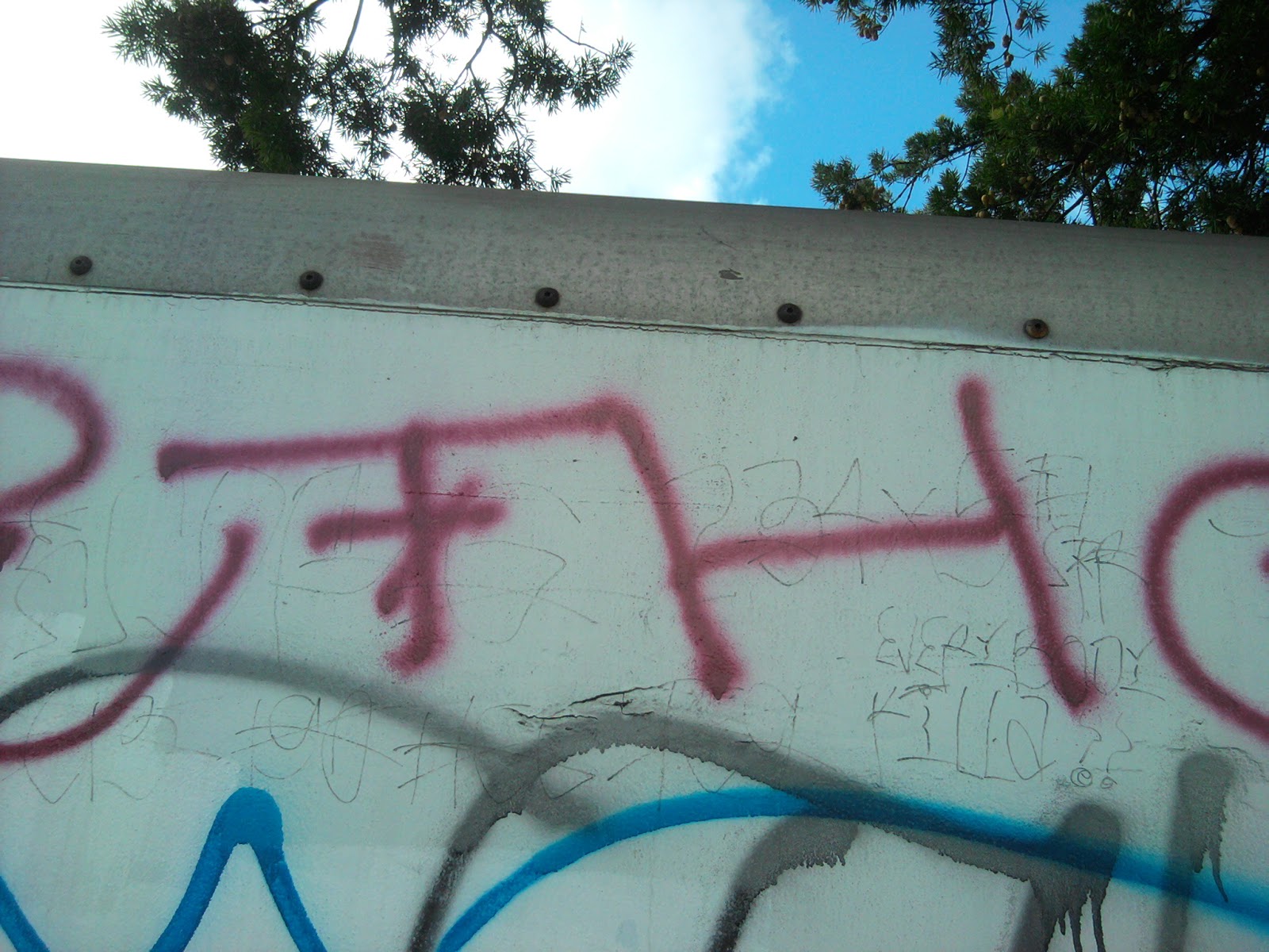 blood gangs graffiti: Scottsdale piru