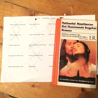 Bingo Chart Review: The Scarlet Letter by Nathaniel Hawthorne