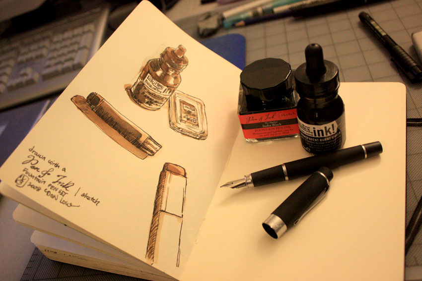 Felicity Deverell: 70 Day Pen and Ink Challenge