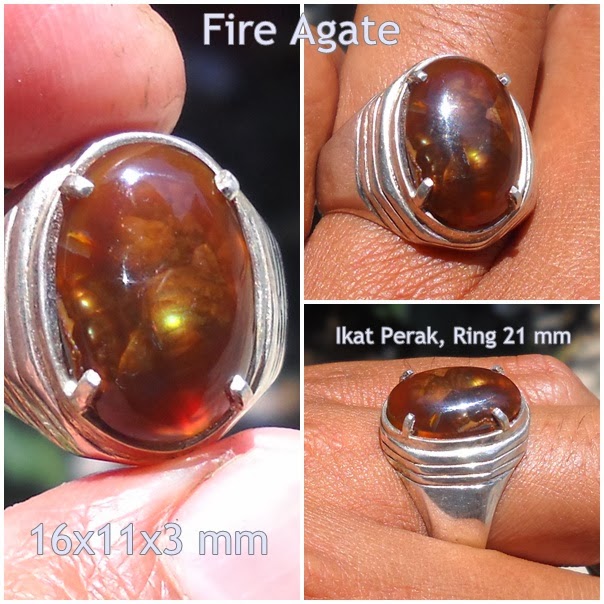 Lapak Batu Antik ( LBA ): AK179- SOLD- Batu Fire Agate - Antik