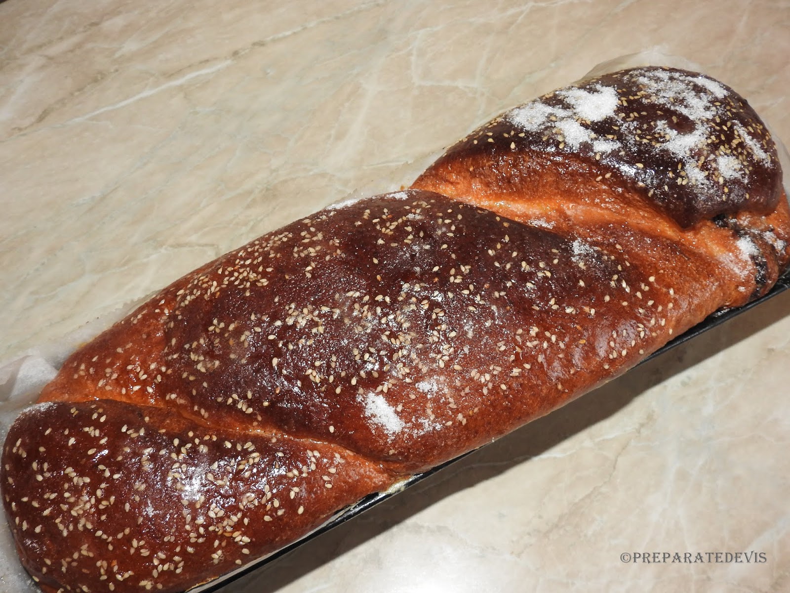 Cozonac la masina de copt paine reteta | Preparatedevis.ro