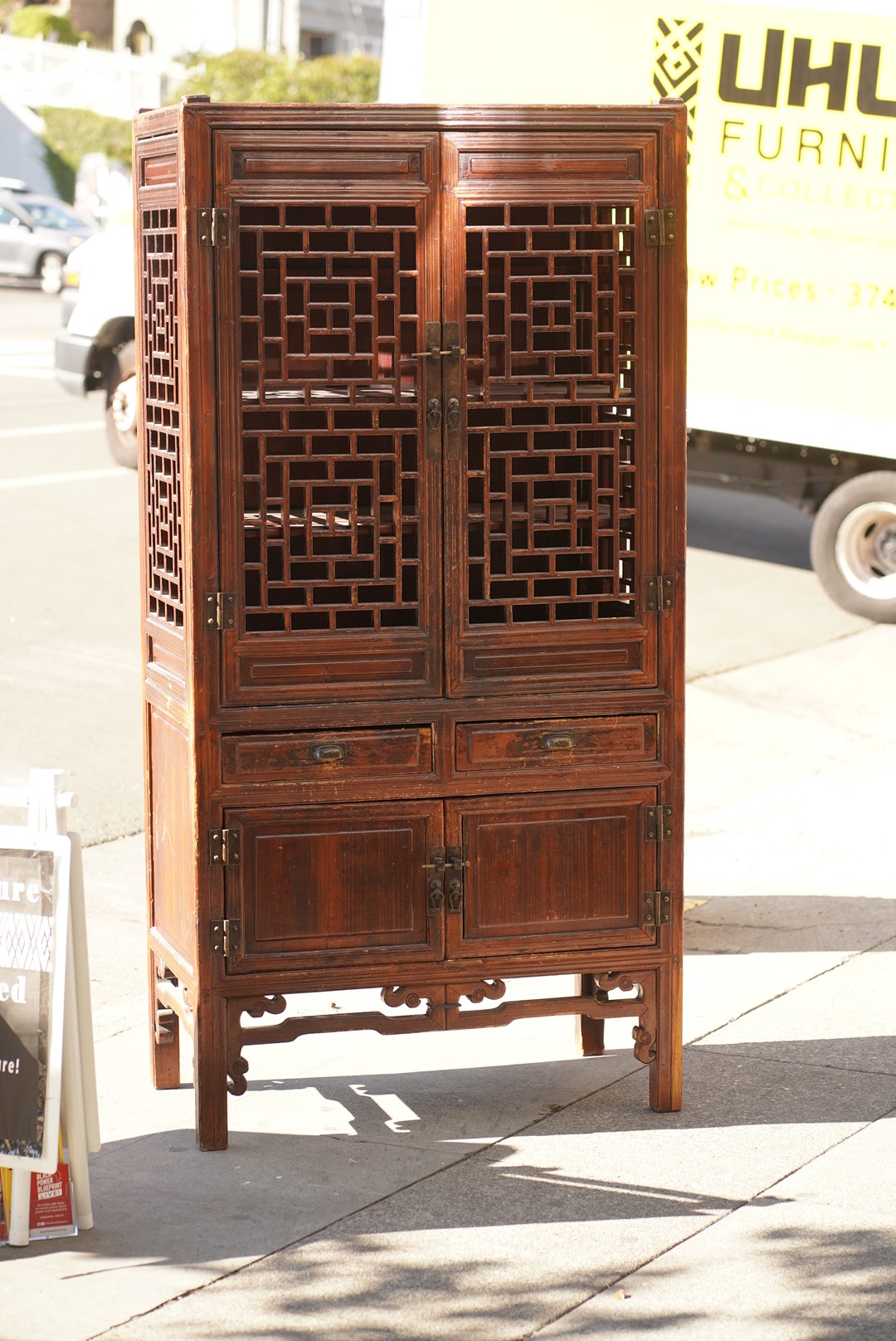 UHURU FURNITURE & COLLECTIBLES: SOLD #100272 Vintage Rustic Asian ...
