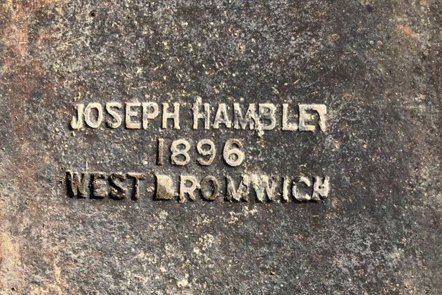 UK Named Bricks : Joseph Hamblet, Brickmaker, West Bromwich