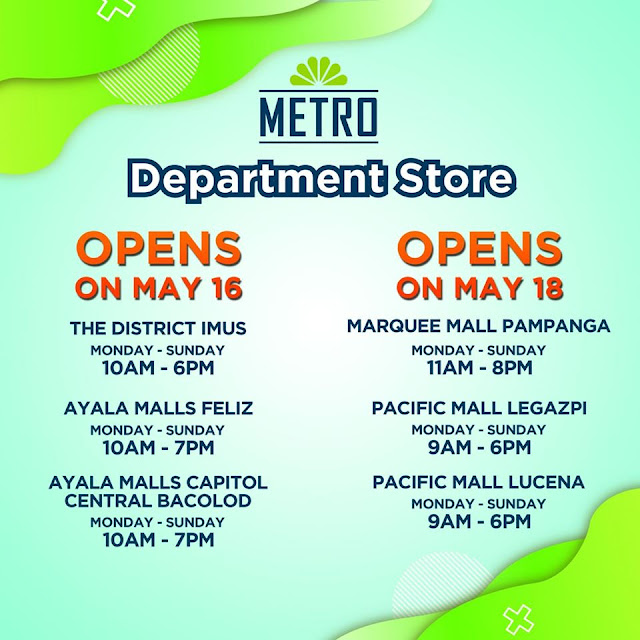 Manila Shopper: Malls & Department Stores partially reopen with new ...