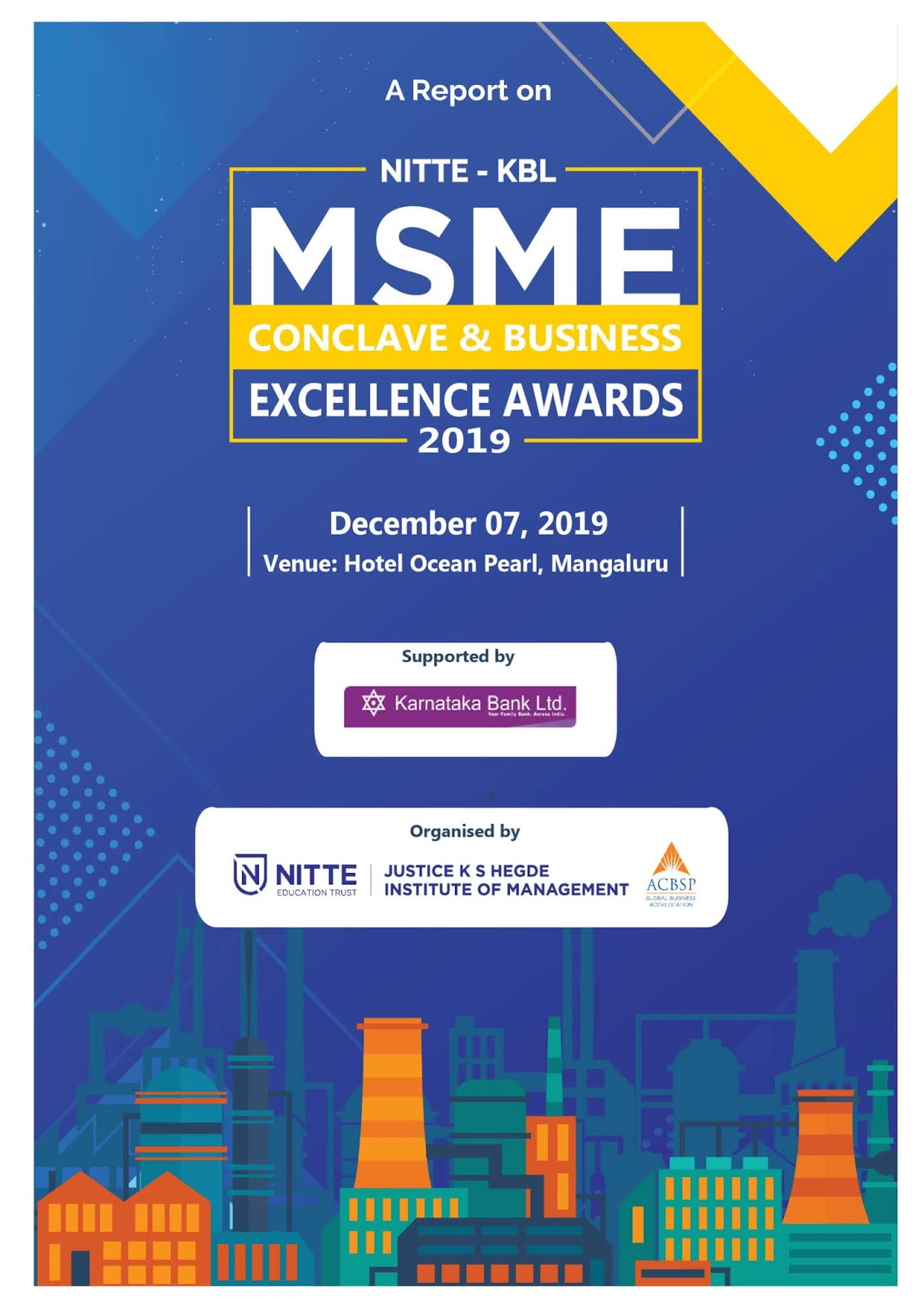 Nitte: Nitte MSME Conclave 2019 - JKSHIM