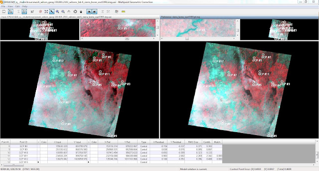 Remote Sensing: Lab 6 : Geometric Correction