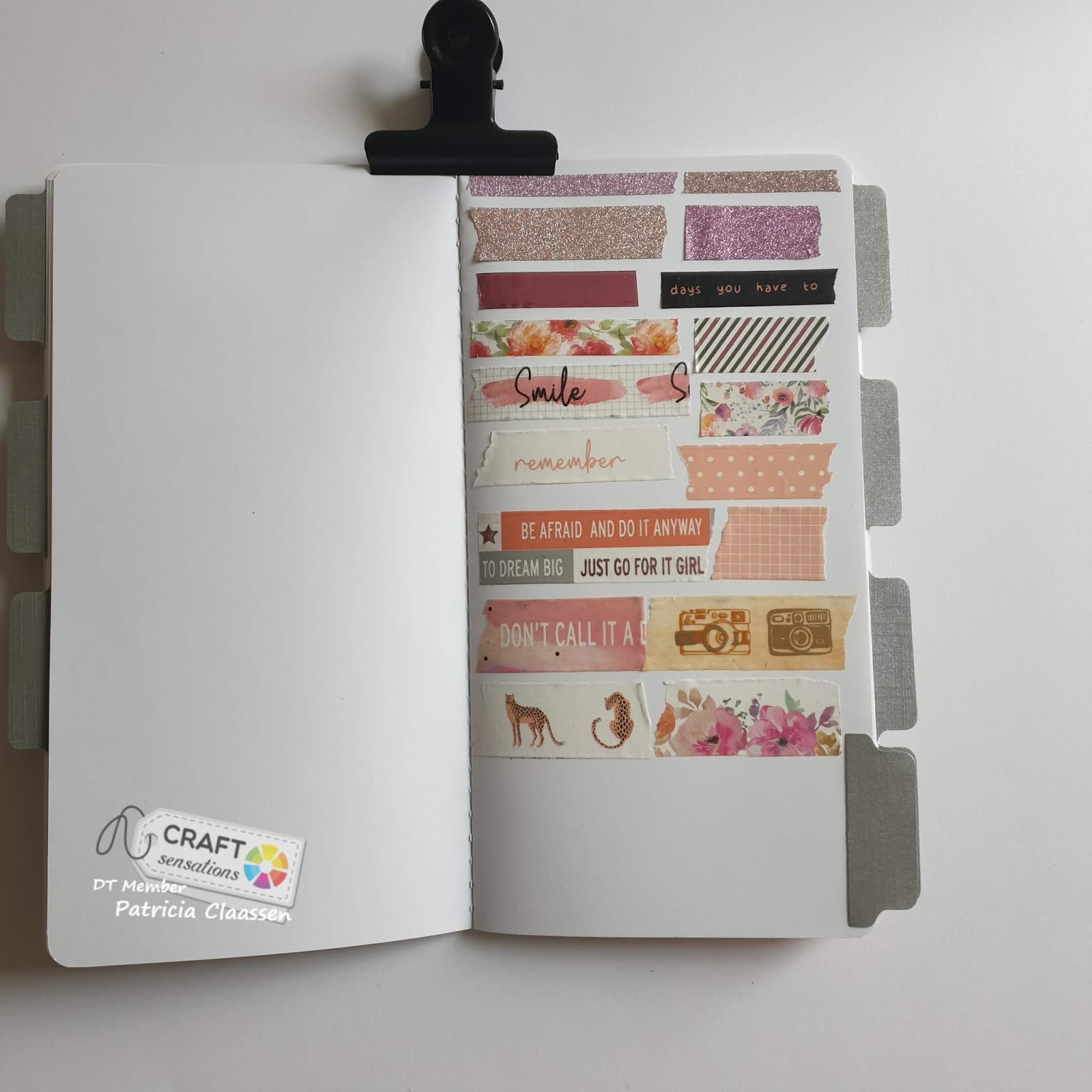 Craft Sensations: Journal boekje voor washi