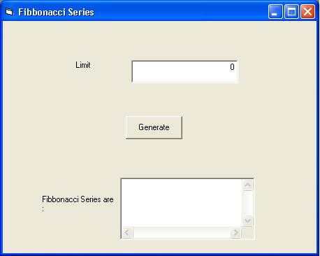 IGNOU: VB-48 : Print Fibonacci Series