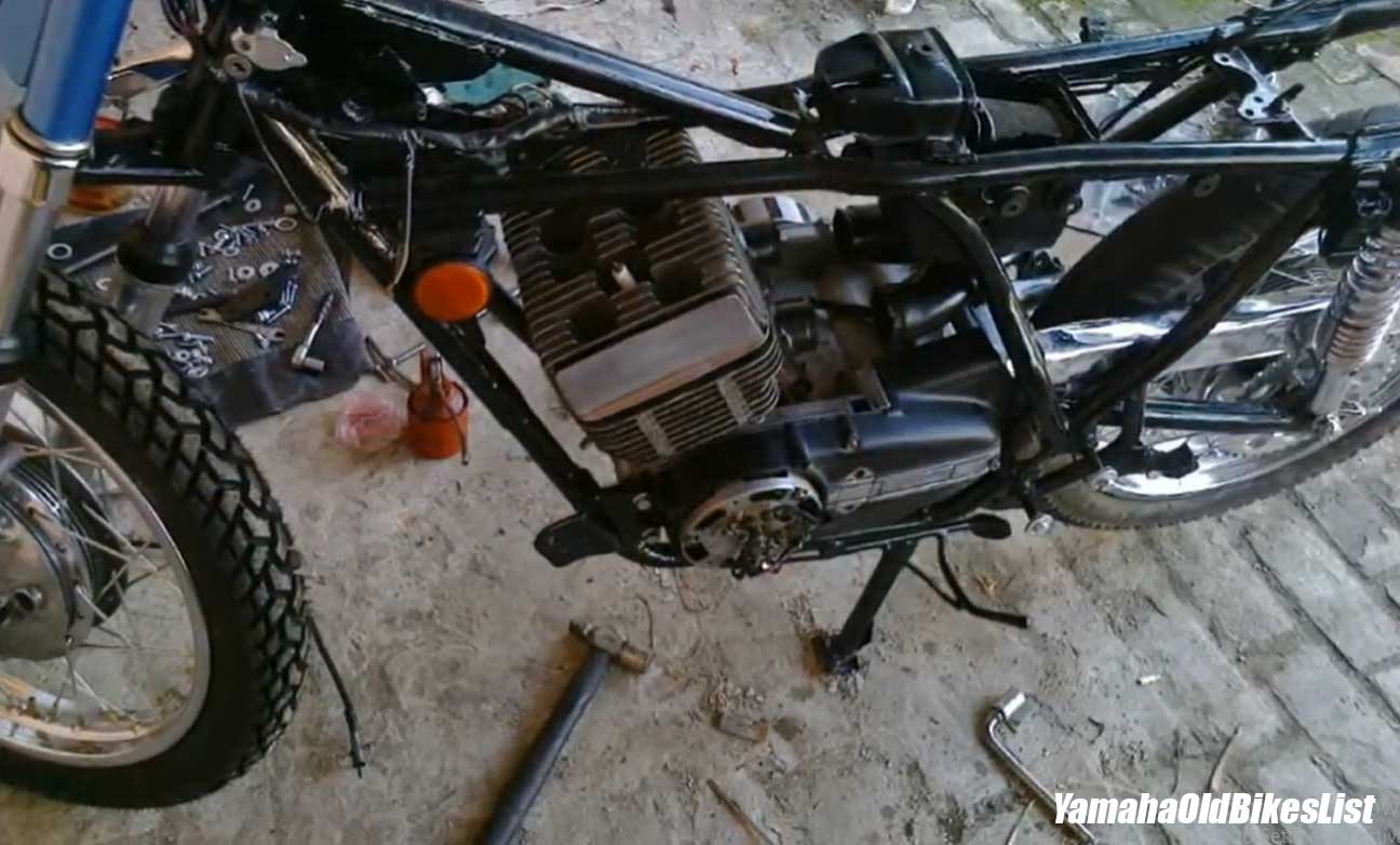 Old Yamaha RD350 Rajdoot Restoration - Yamaha Old Bikes List