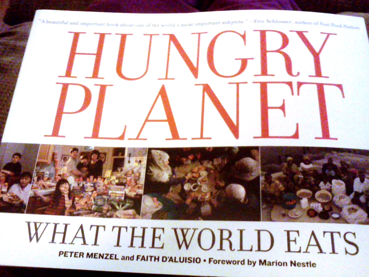 Auspicious Alltag: An interesting photography book: Hungry Planet: What ...