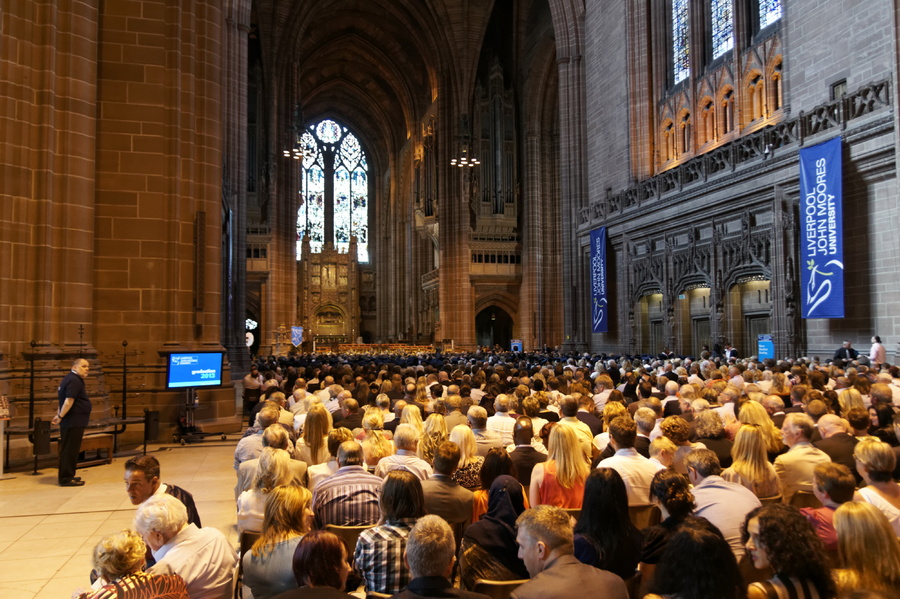 MindTheLiverpool: JMU graduation ceremony in the Liverpool Anglican ...