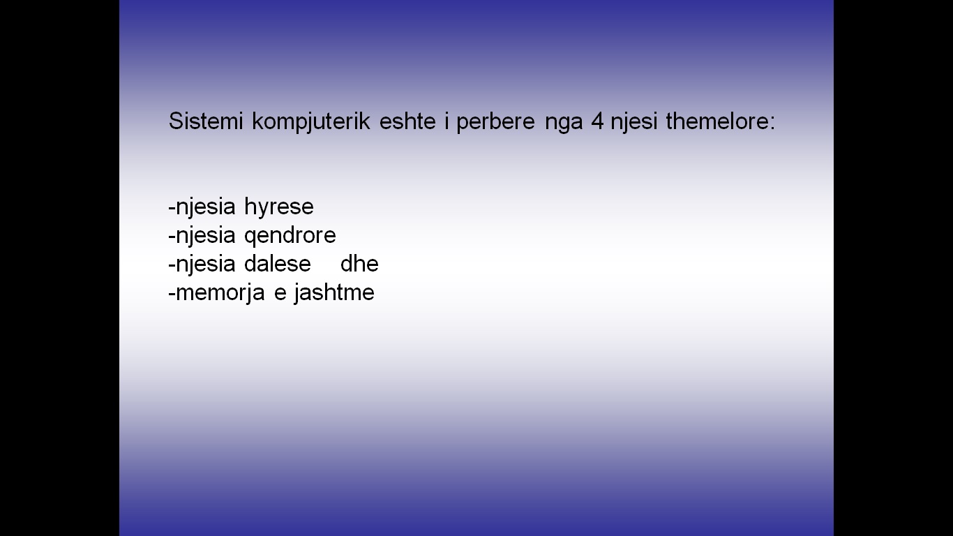 Struktura e sistemit kompjuterik