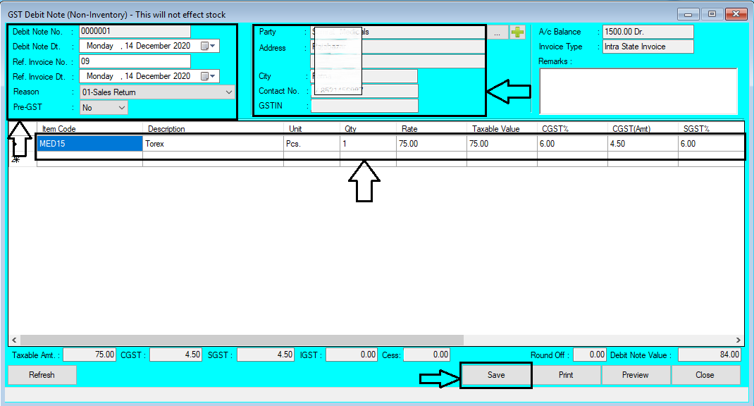 GST Debit Note Help Guide