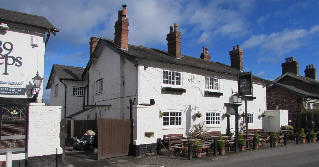 Andrew Simpson: Old pubs ............The Ship at Styal