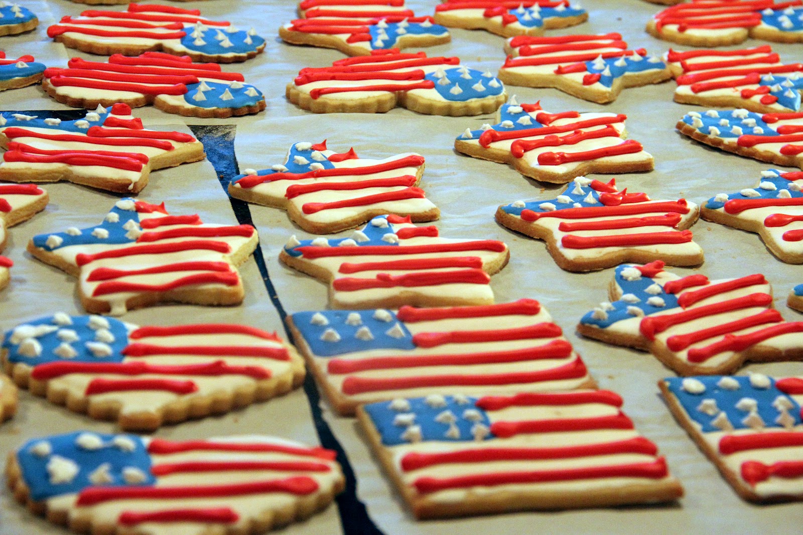 Priscillas: Flag cookies