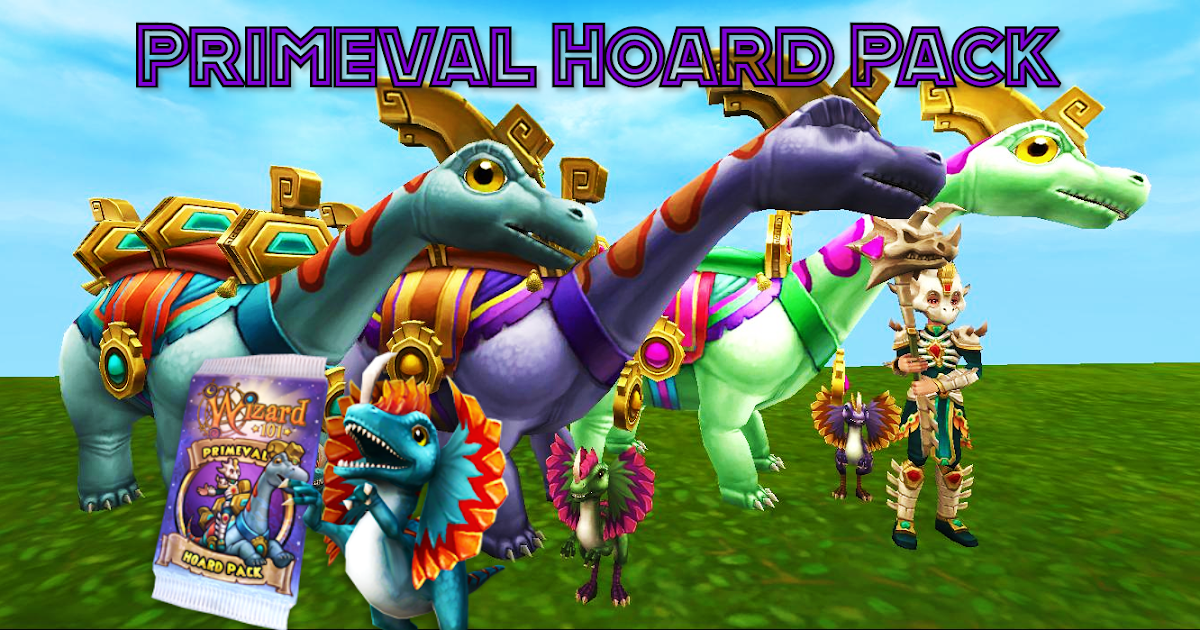 Stars of the Spiral: New Wizard101 Primeval Hoard Pack!