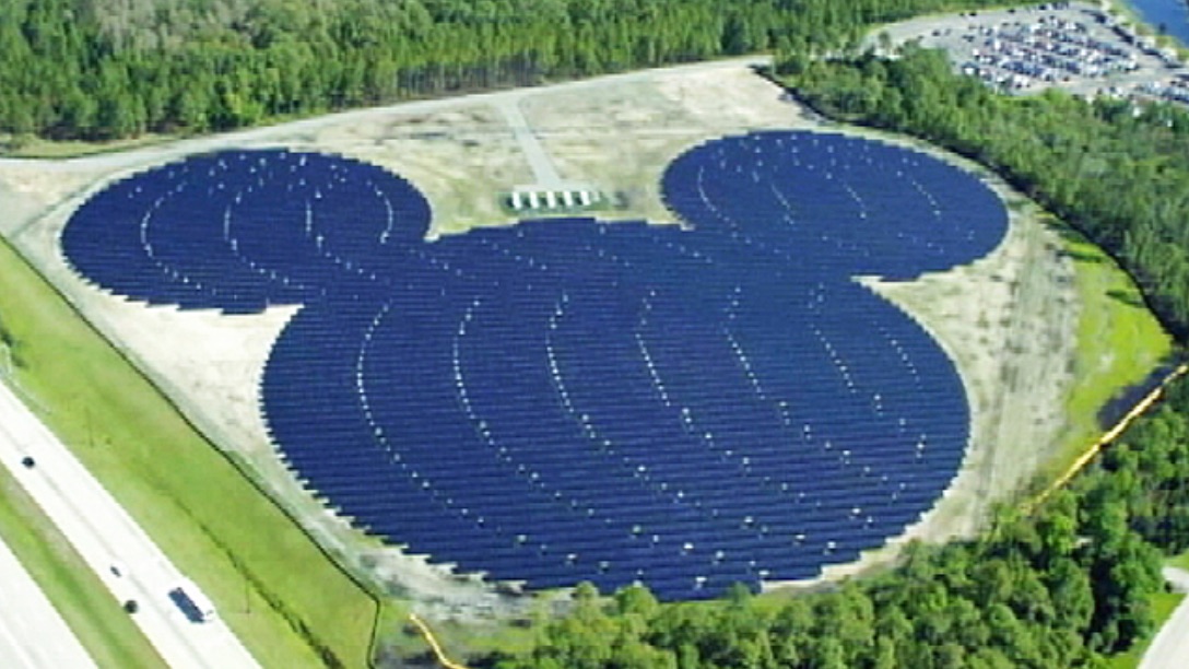 Engineering Computation Laboratory: A Mickey Mouse-shaped solar farm