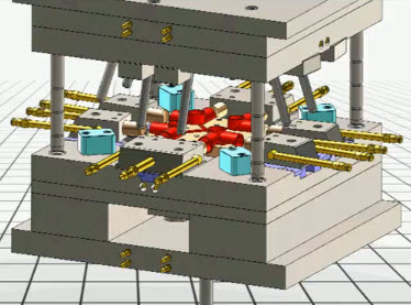 SolidWorks simulation: injection mold cycle. - SolidWorks Share