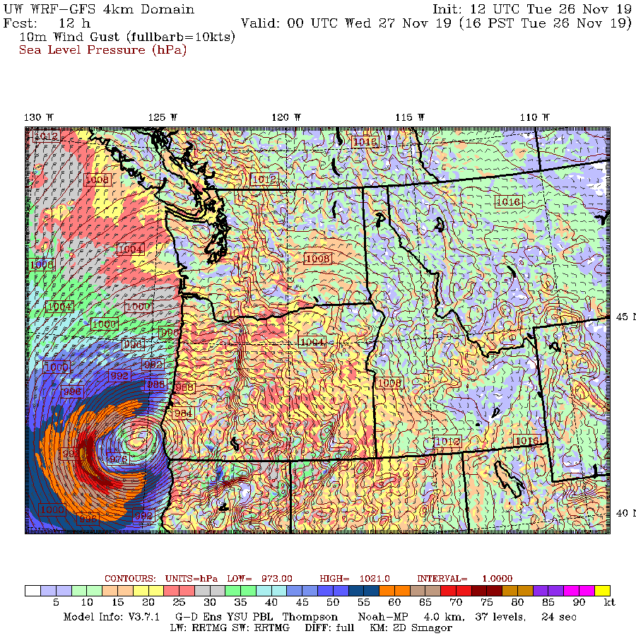 Cliff Mass Weather Blog: The Oregon Storm is Exploding