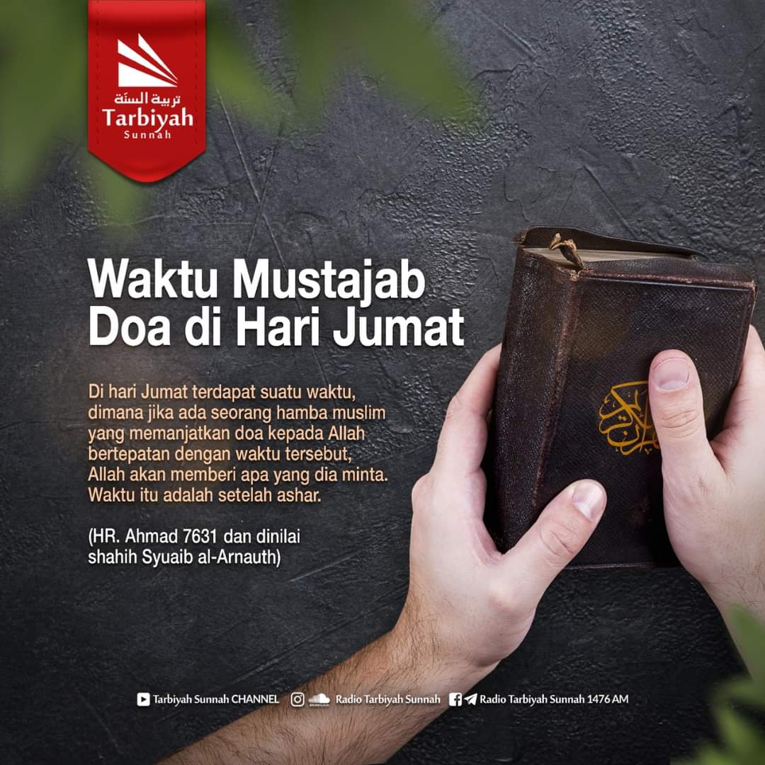 Reminder Doa Jumat Sore