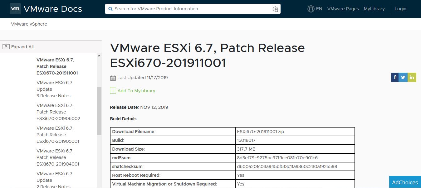 vmwarethiru.blogspot.com: ESXi build 6.0,6.5 and 6.7 New Builds Released