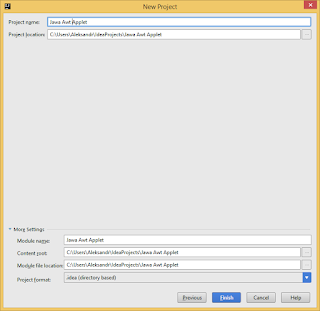 HOW TO: CREATE AND RUN JAVA AWT APPLETS IN INTELLIJ IDEA