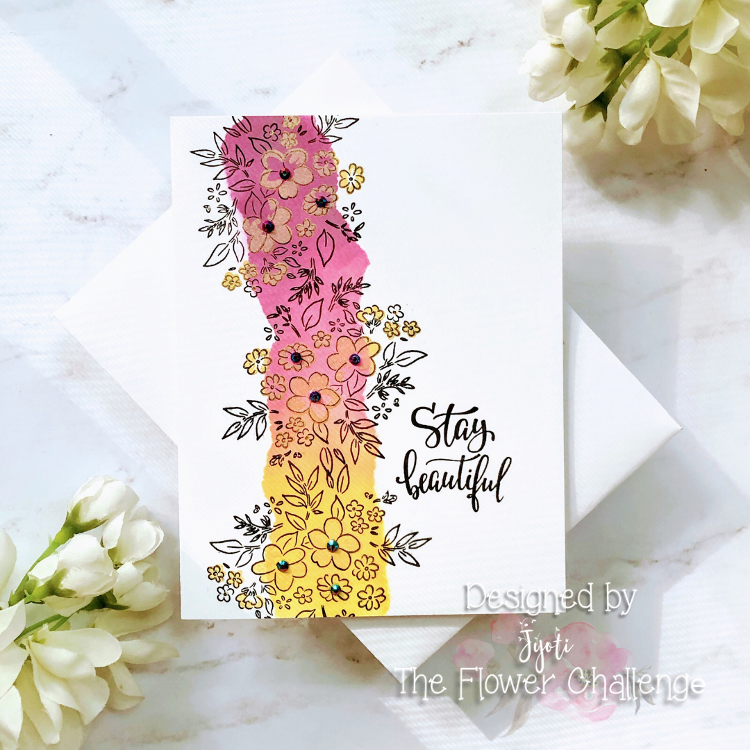 The Flower Challenge: The Flower Challenge #57 CAS