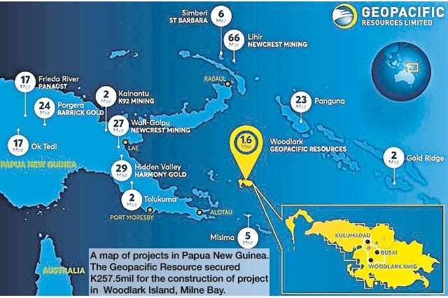 Geopacific secures K257 million for Gold and Silver mine project in PNG ...
