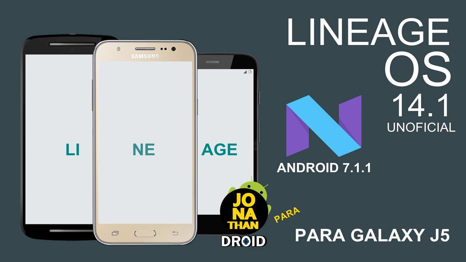ROM - Lineage OS 14.1 UNOFICIAL - Android 7.1.1 Nougat - J500F-M-G ...