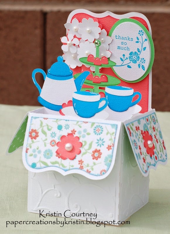 Paper Creations by Kristin: Tea Time Box Card